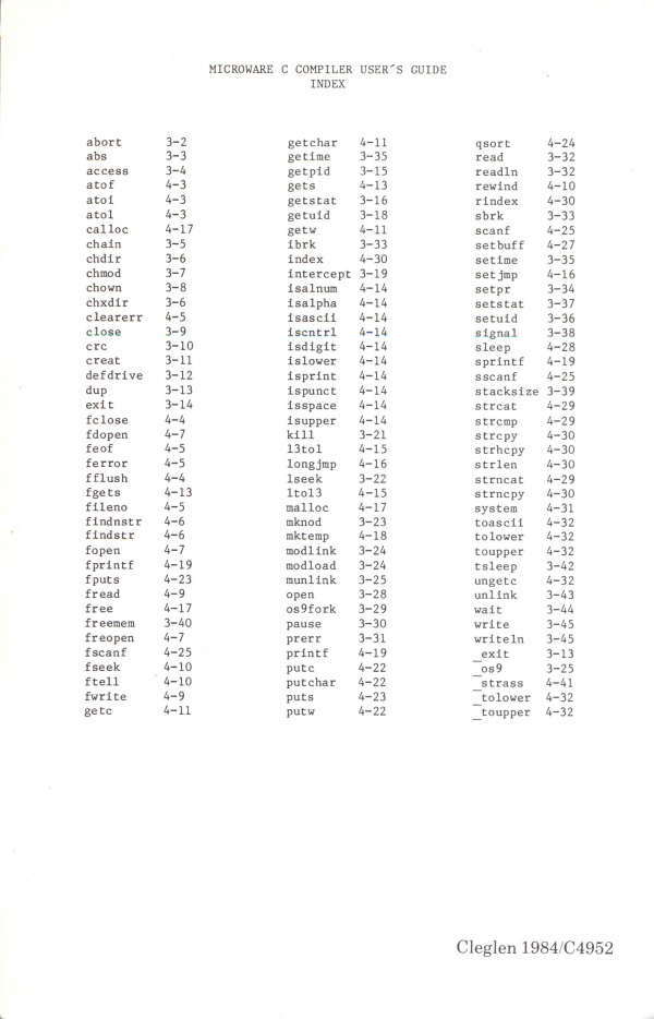 OS-9 C Compiler - The Dragon Archive
